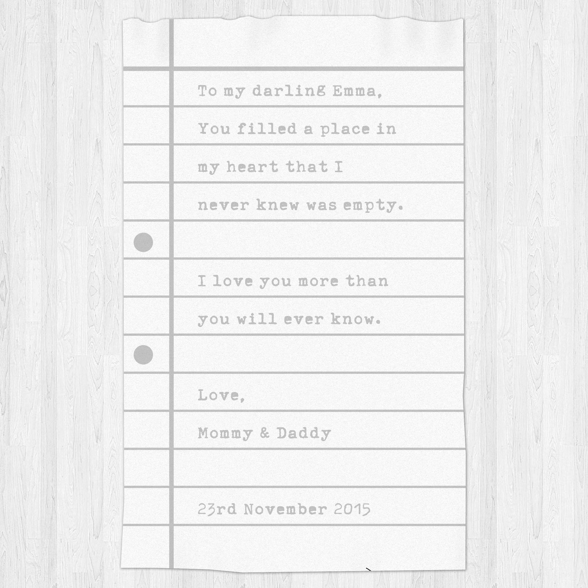Notebook Blanket